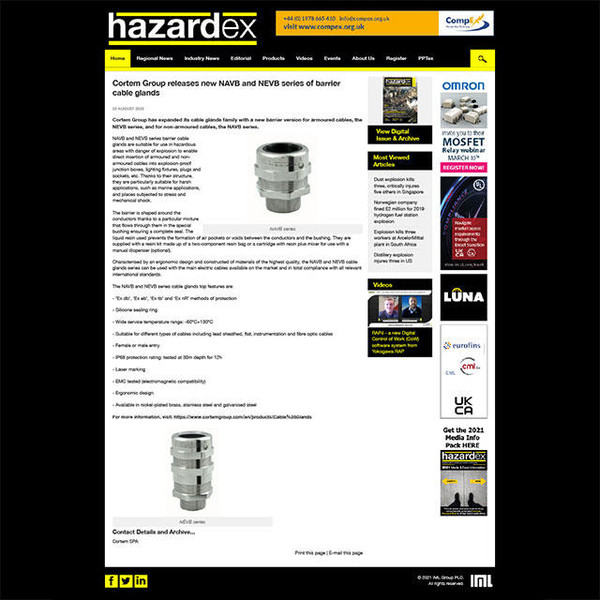 Cortem Group new NAVB and NEVB series | Elfit